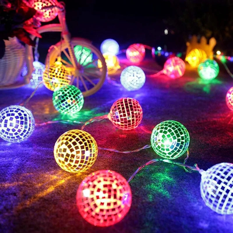 LED Disco String Ball Lights – prime-supply-uk